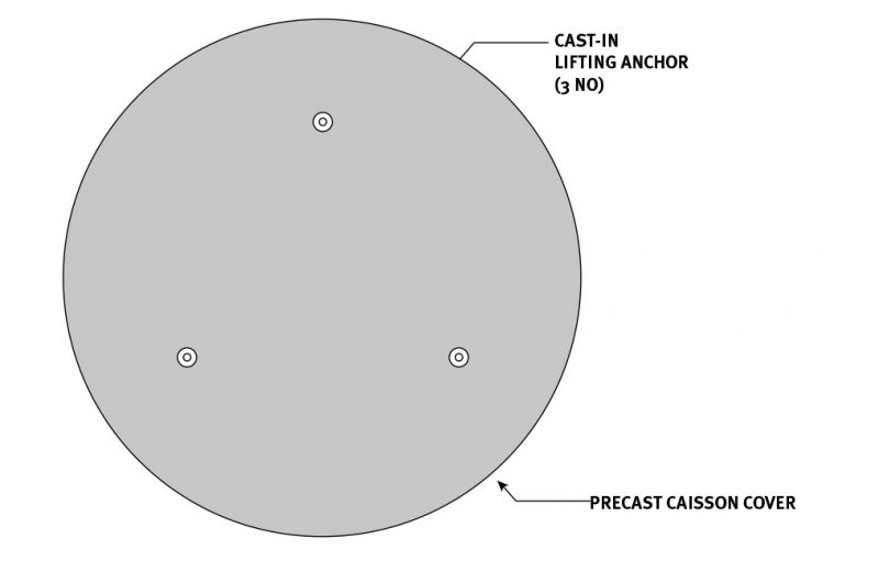 Caisson Chamber Ring || G-CAST CONCRETE SDN BHD