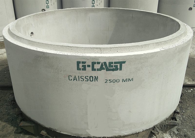 Caisson Chamber Ring || G-CAST CONCRETE SDN BHD